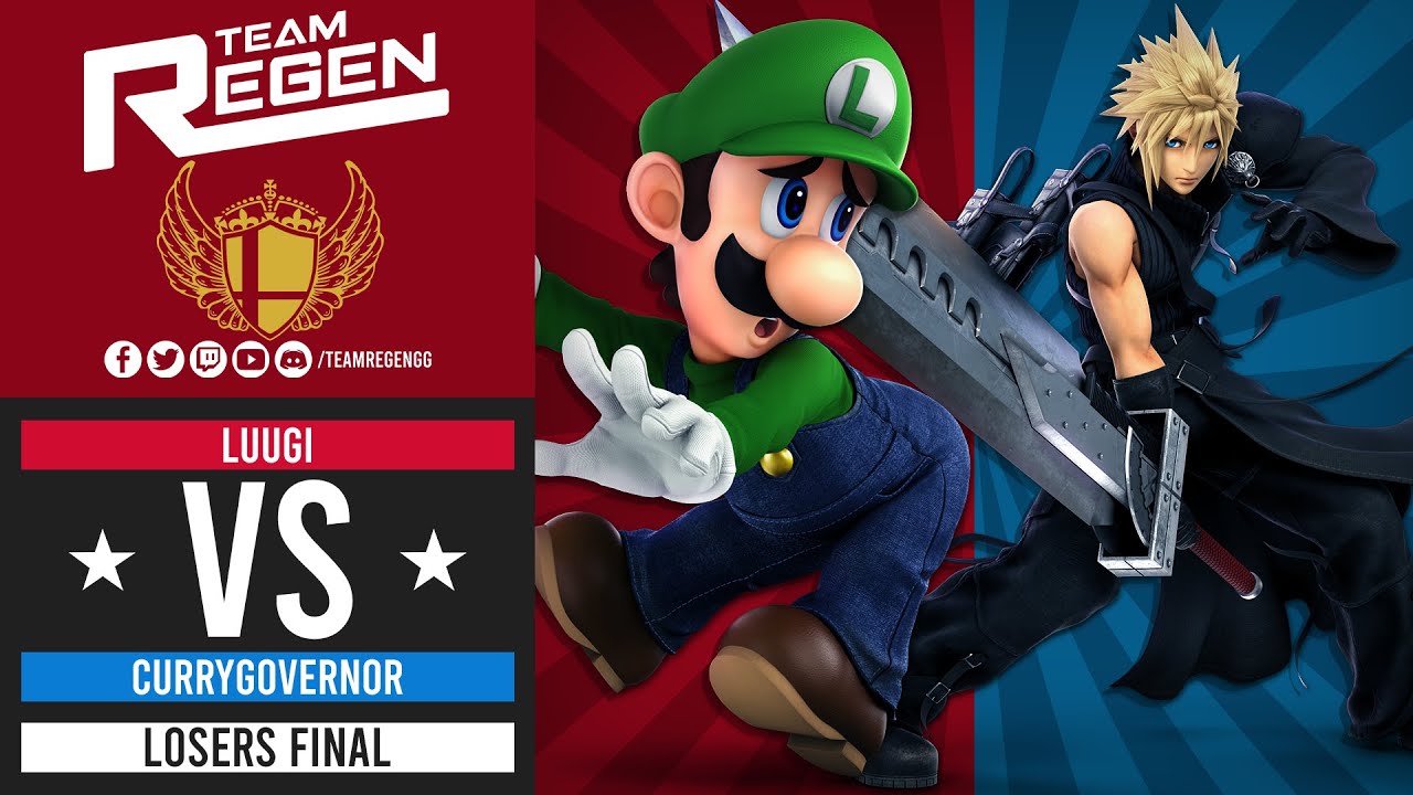 UKIE Finale Losers Final: Luugi (Luigi) vs CurryGovernor (Cloud) - YouTube