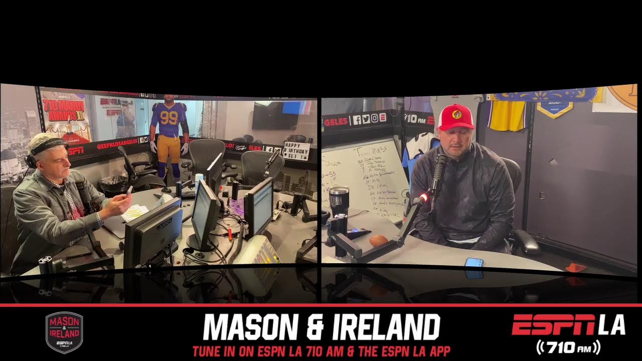 Mason & Ireland: John is LIVE from Vegas with Mase ahead of the Lakers ...