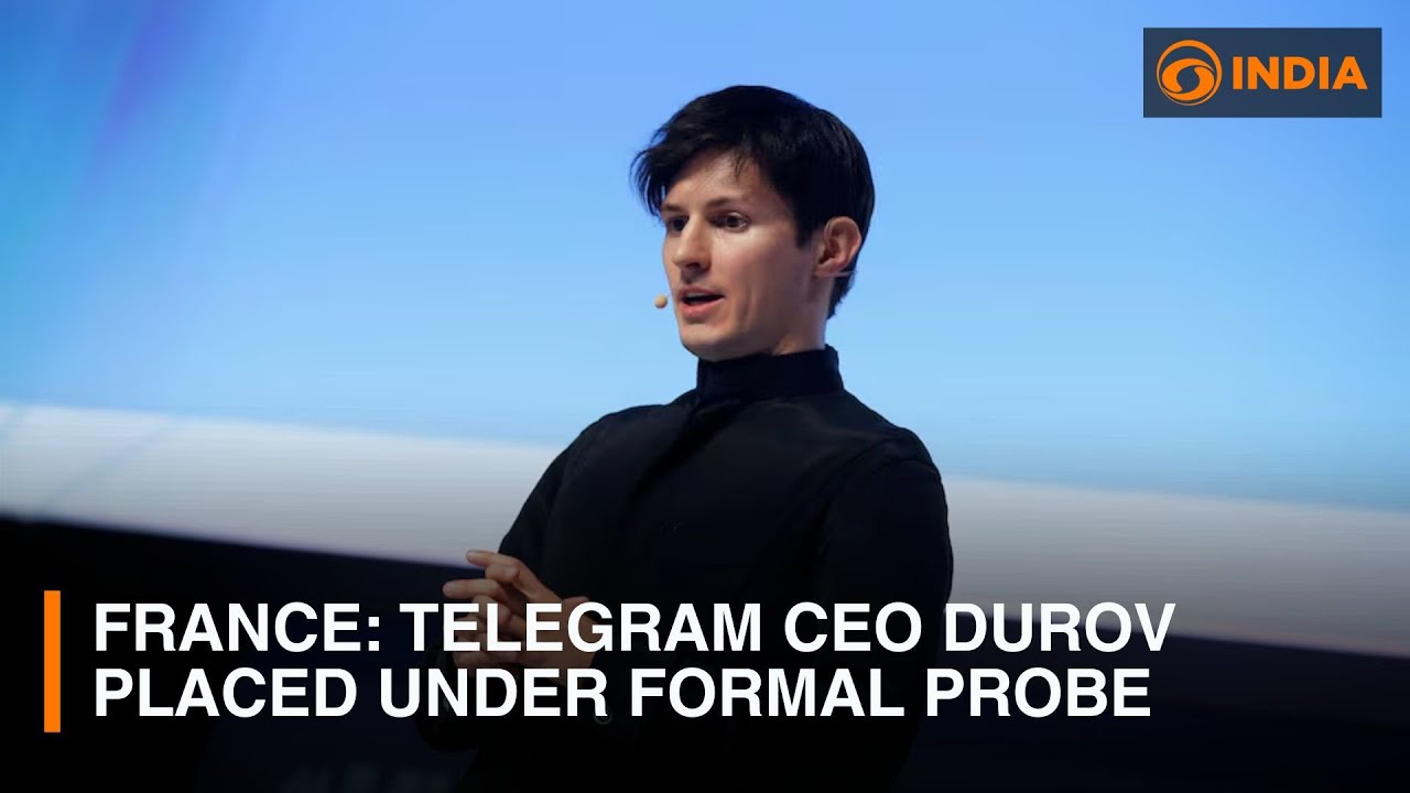 Telegram CEO Pavel Durov placed under formal probe in France - YouTube