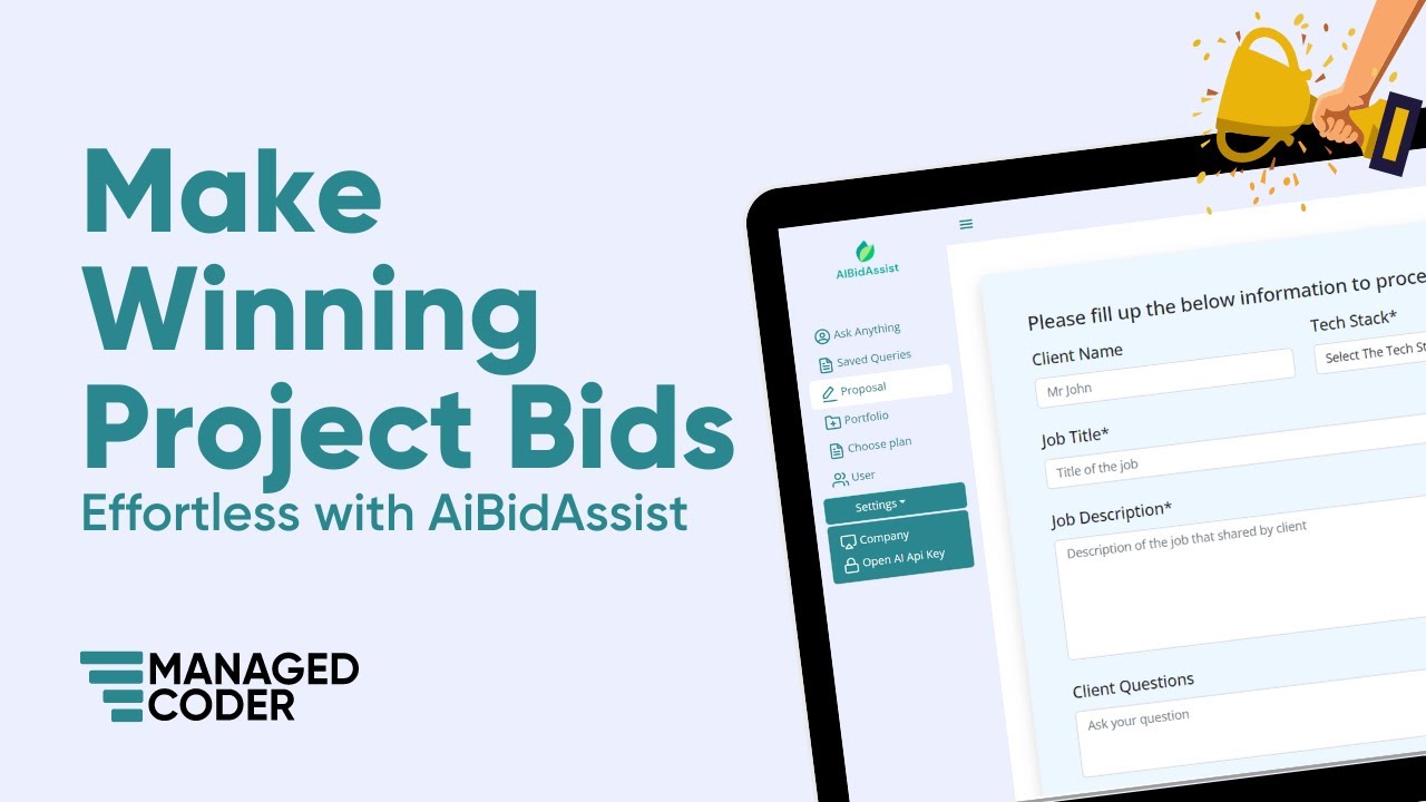 Make Winning Project Bids Effortless with AiBidAssist - YouTube