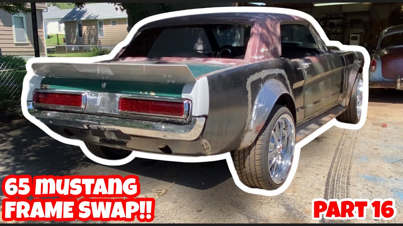 CUTTING UP A PERFECT NEW CAR! 65 FORD MUSTANG HOT ROD BUILD GETS DONOR ...