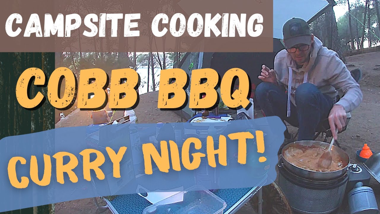 Camping Curry on the Cobb BBQ. Campsite Cooking - YouTube