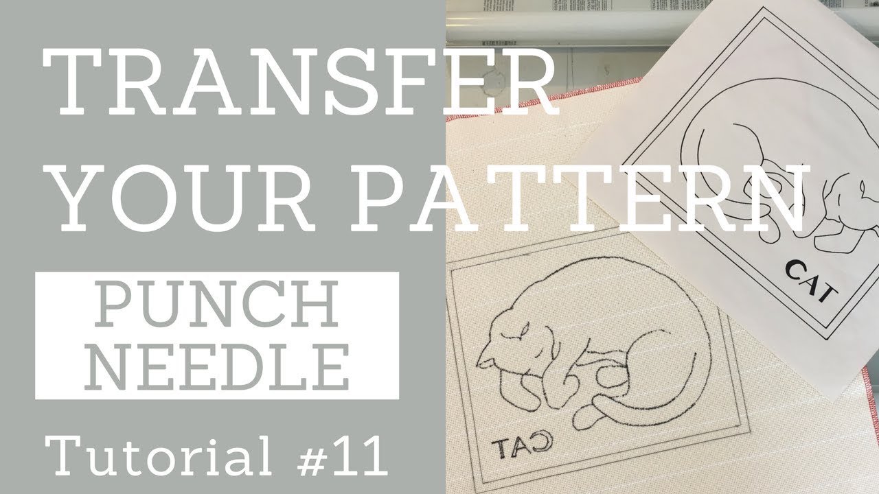 Three Ways To Transfer Your Pattern To Rug Backing - YouTube