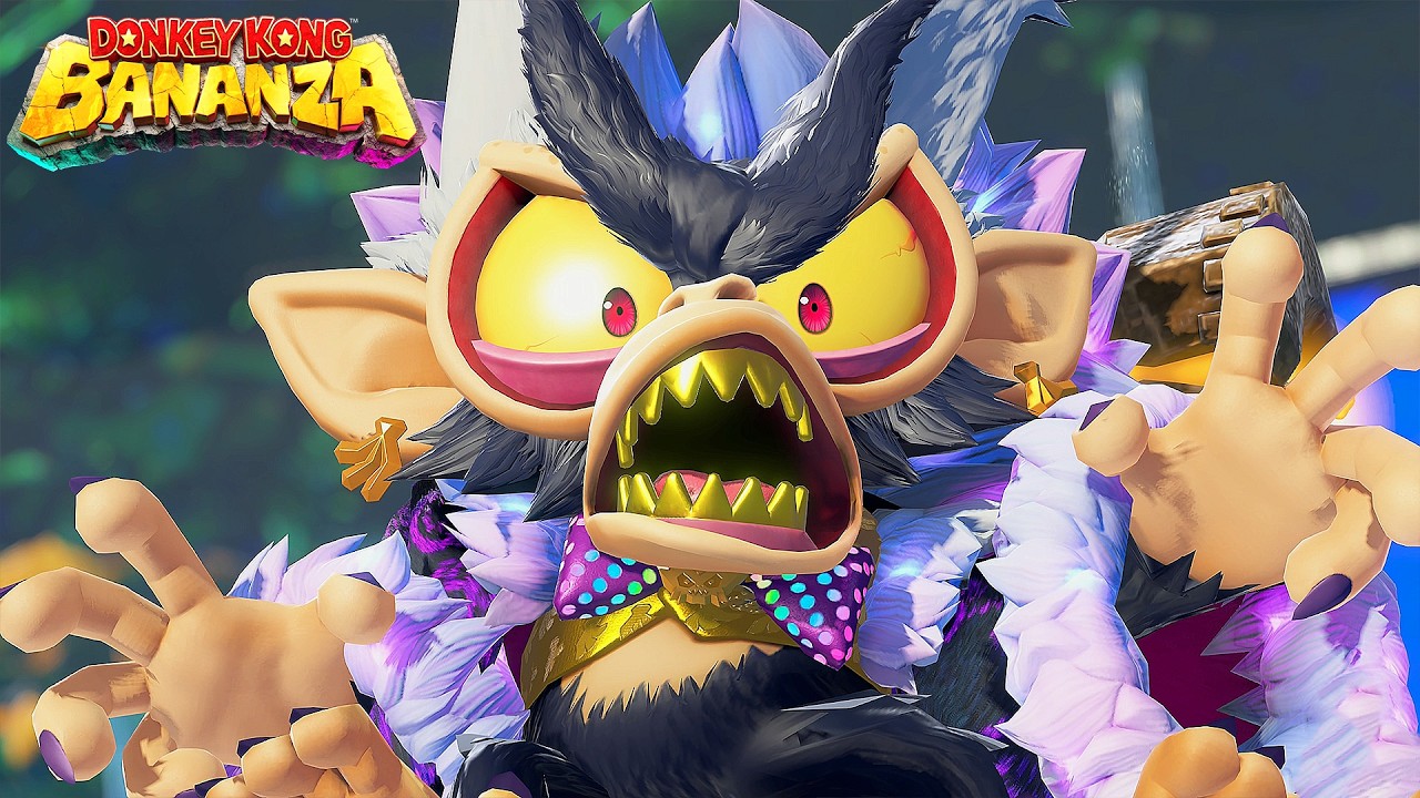 Donkey Kong Bananza - Full Void Kong Boss Fight (First) (4K) - YouTube