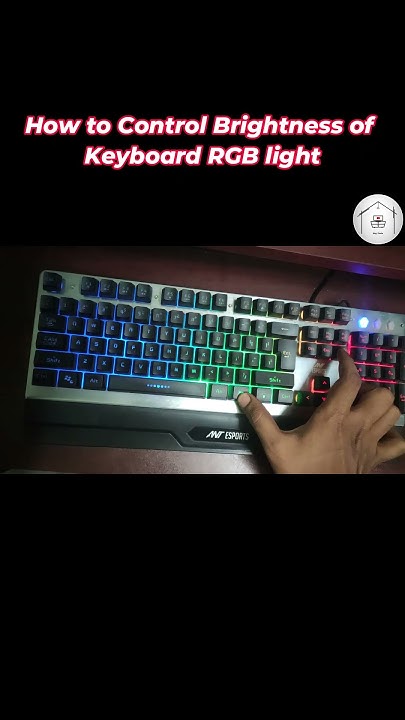 How to Control the Brightness of Keyboard RGB lights🙄🤔 | Hey Dude - YouTube