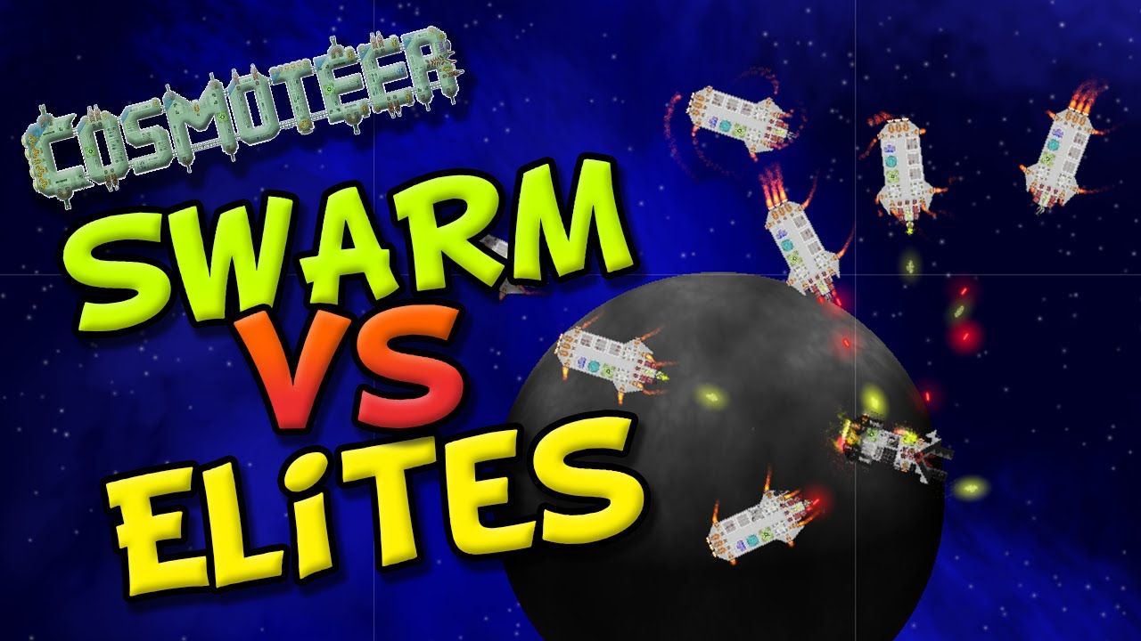 SWARMS OF SHIPS VS ELITE ENEMIES! ep 3 - Cosmoteer - Game of Space ...