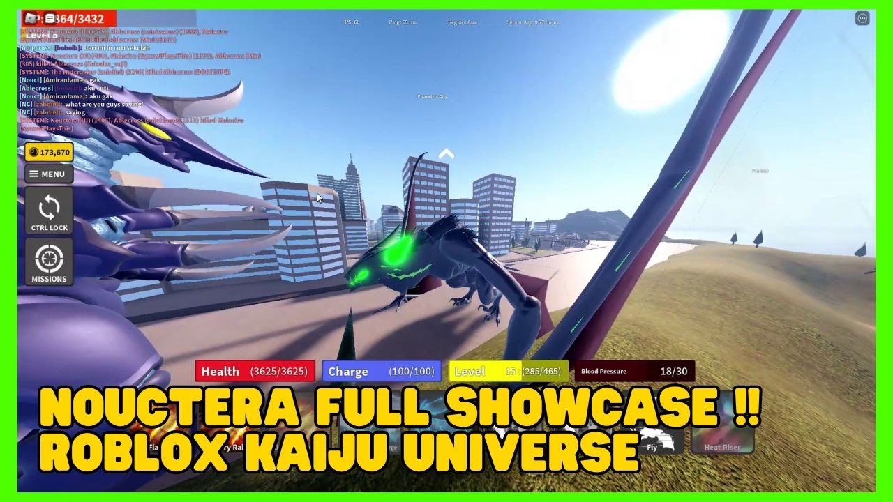 Nouctera FULL SHOWCASE !! | Roblox Kaiju Universe - YouTube