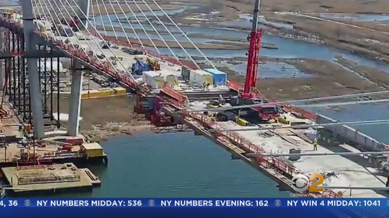 NJ Bound Lanes On New Goethals Bridge Open Sunday - YouTube