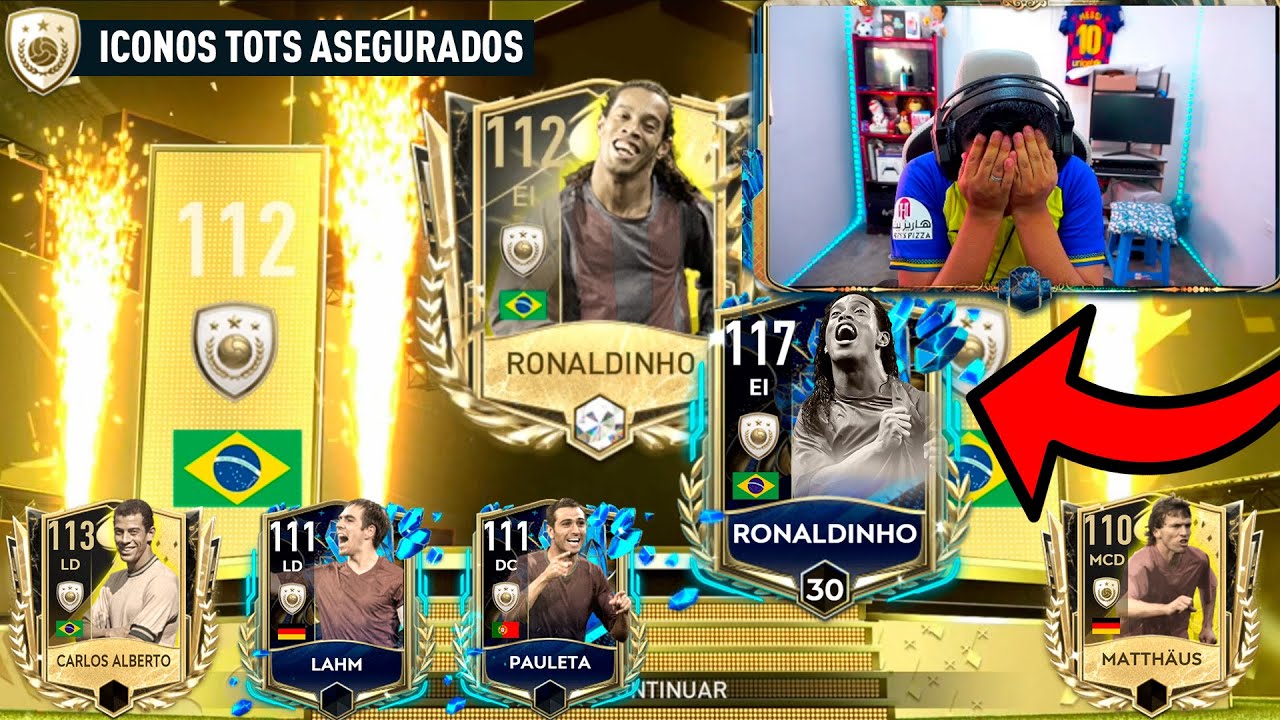 CUMPLO UN SUEÑO!!! 🤟HE SACADO A RONALDINHO ICONO SUPER PRIME! BEST PACK ...