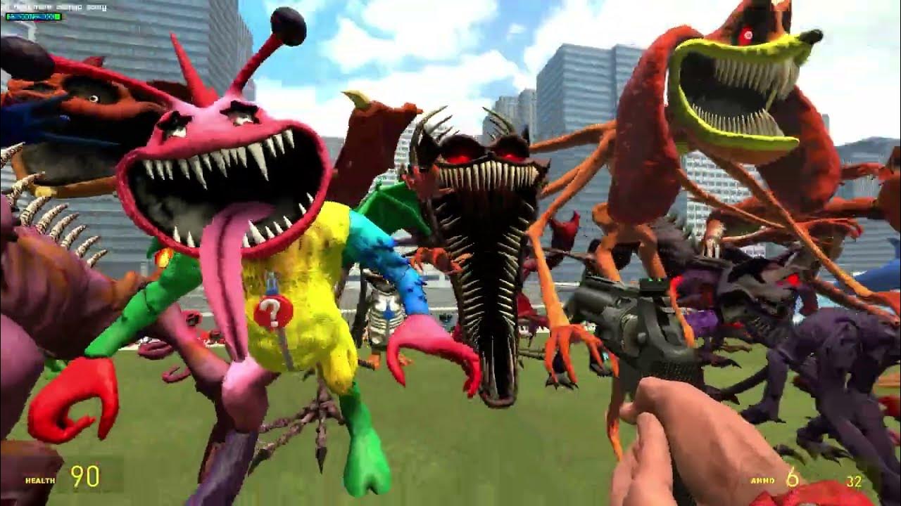 All New Zoochosis Mutant Animal Vs All Poppy Playtime Smiling Critters In Garry's Mod - YouTube