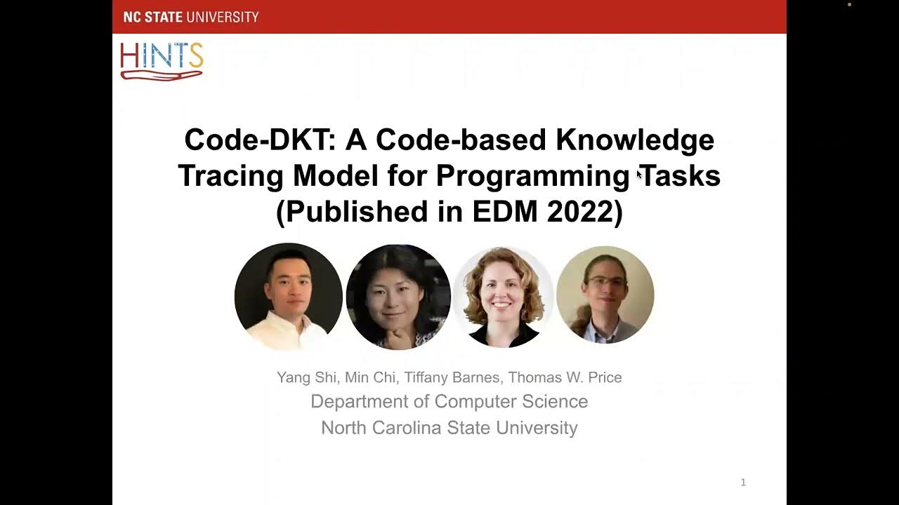 [Cross submission Presentation] Code DKT A Code based Knowledge Tracing Model for Programming ...
