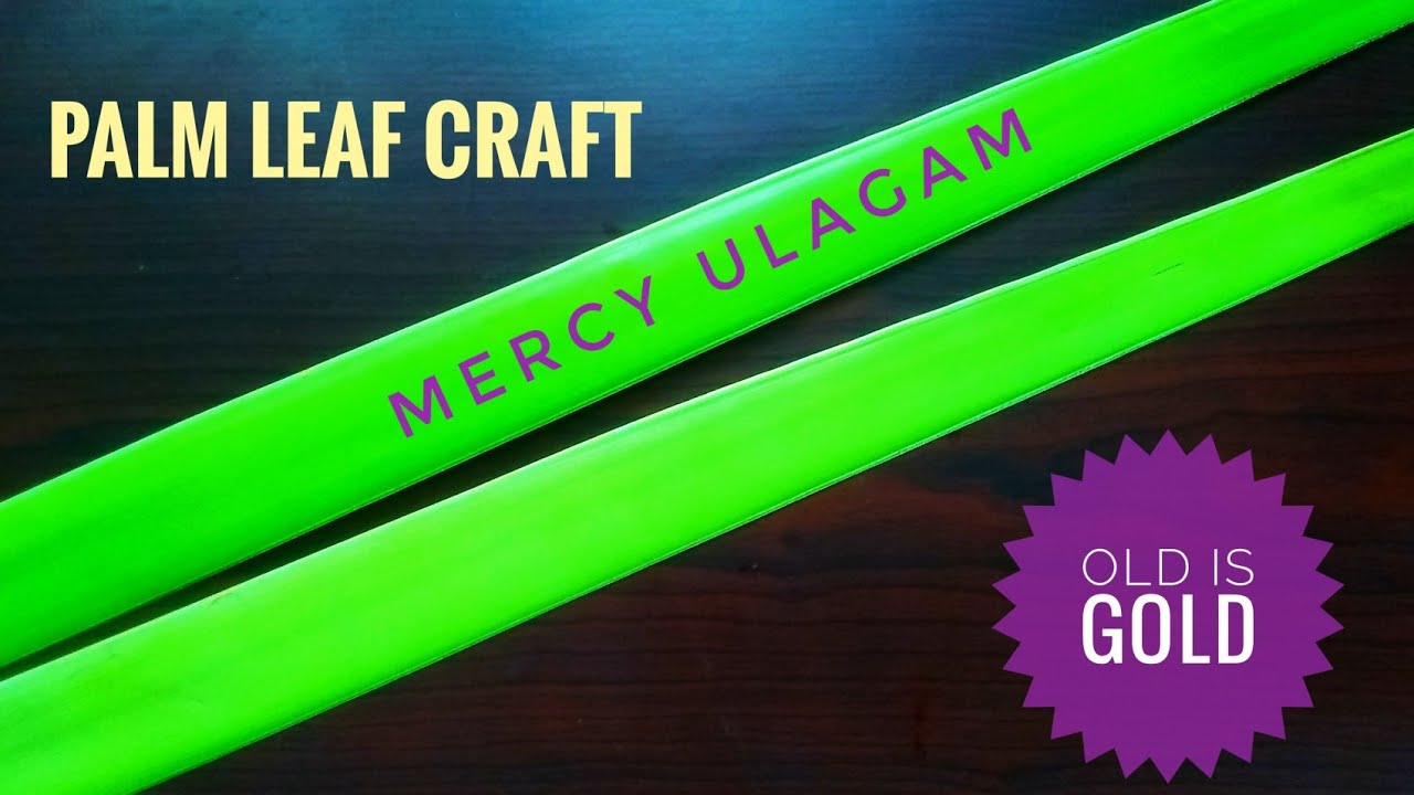 plam leaf craft | how to make palm craft | palm Sunday special craft ...