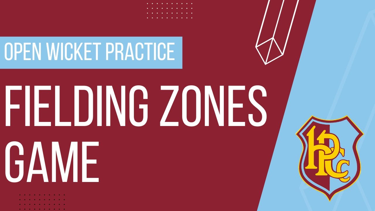 Open Wicket Practice - Fielding Zones Game - YouTube