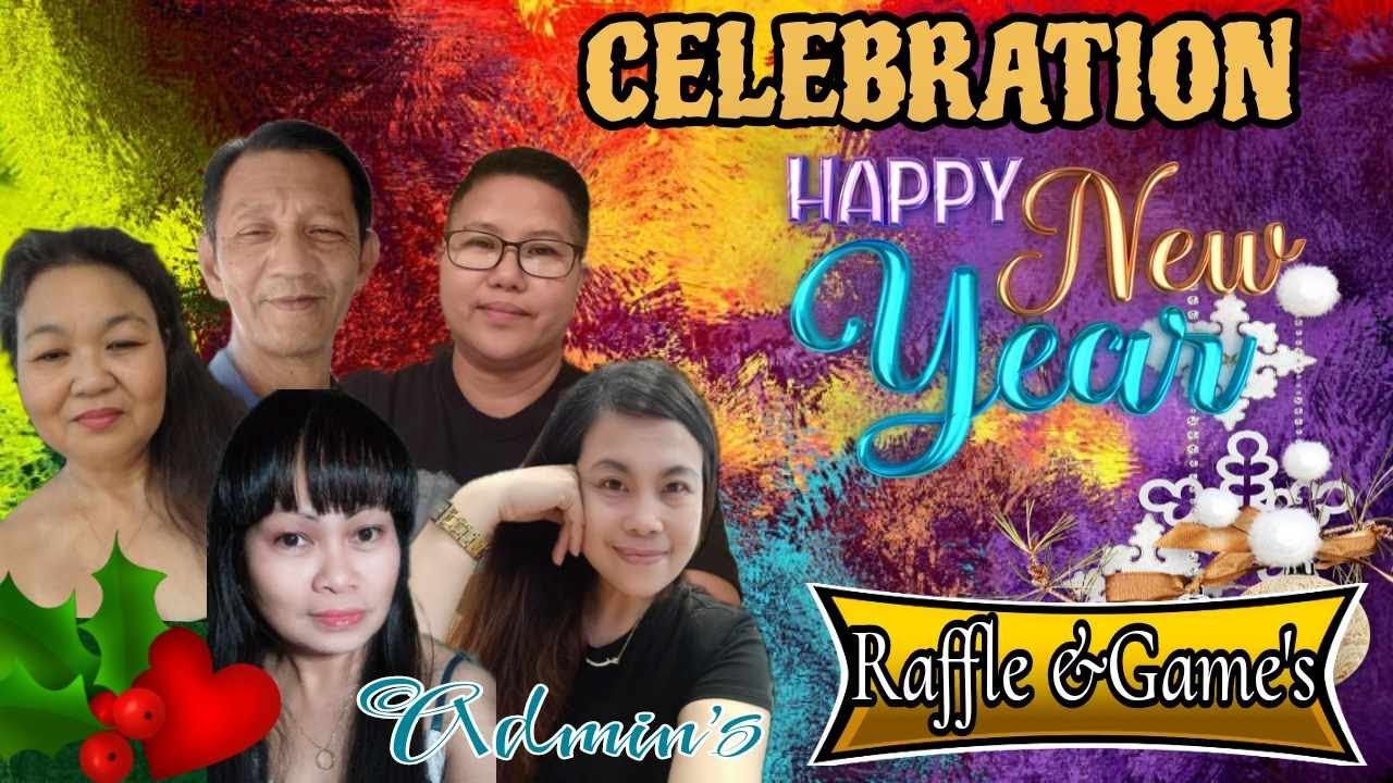 NEW YEAR CELEBRATION♡|| RAFFLE & GAME'S W/SINGING - YouTube