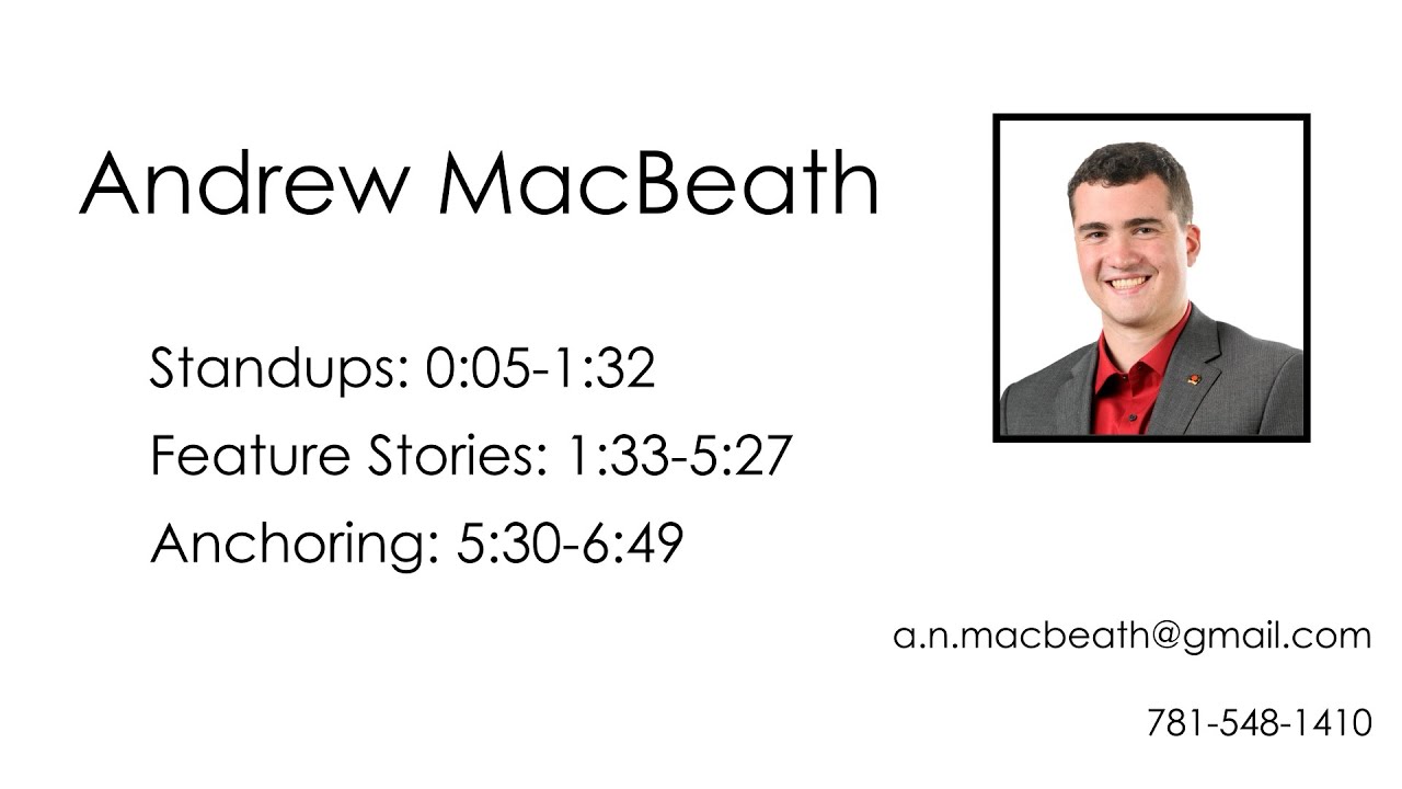 Andrew MacBeath: Resume Reel - YouTube