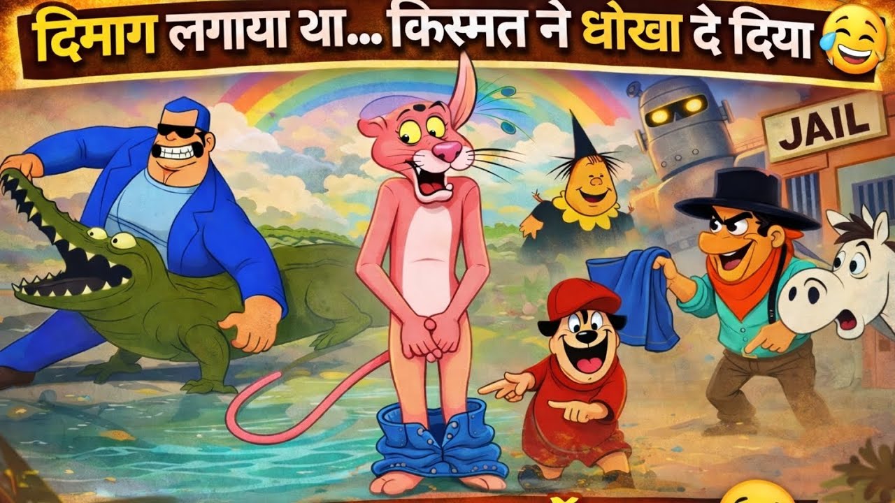 दिमाग लगाया था… किस्मत ने धोखा दे दिया 😂 | Funny Cartoon Comedy Video ...