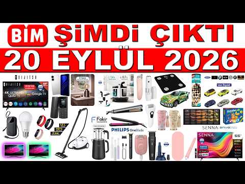 BİM 20 EYLÜL 2026 | ŞARJLI CİLT BAKIM CİHAZLARI | BİM TELEVİZYON & CEP TELEFONU | BİM AKTÜEL PAZAR