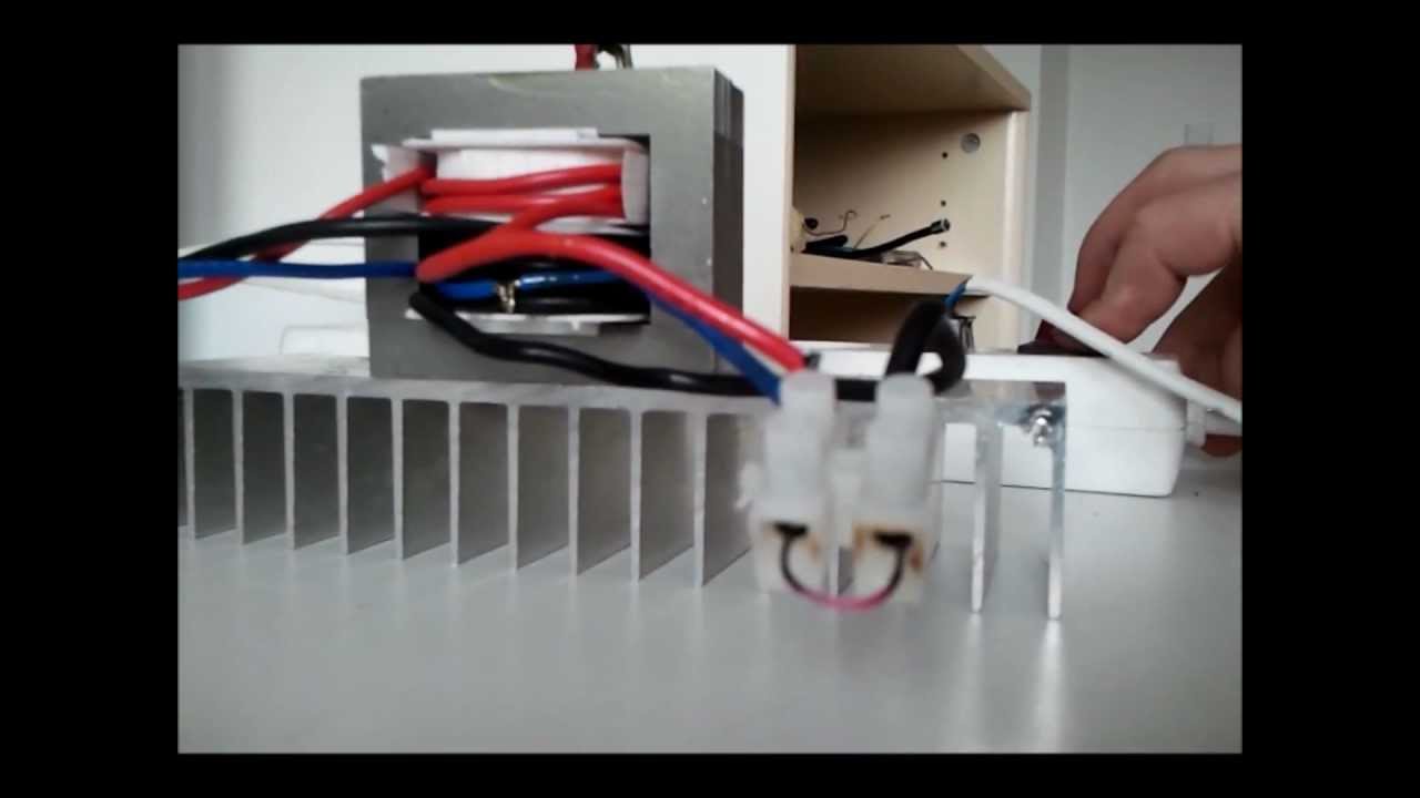 Current transformer homemade - YouTube