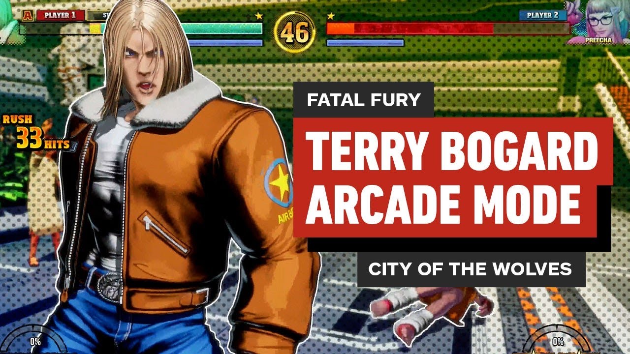 Fatal Fury: City of the Wolves - Terry Arcade Mode Gameplay - YouTube