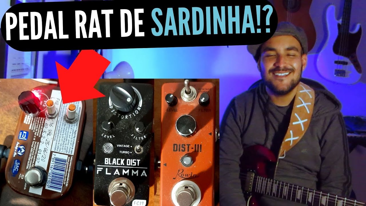 3 PEDAIS CLONES DO RAT | PEDAL DE SARDINHA VENCEU!? - YouTube