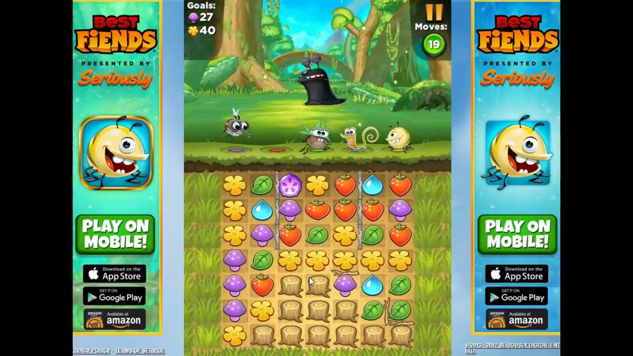 Best Fiends Levels 19 and Level 20 - YouTube