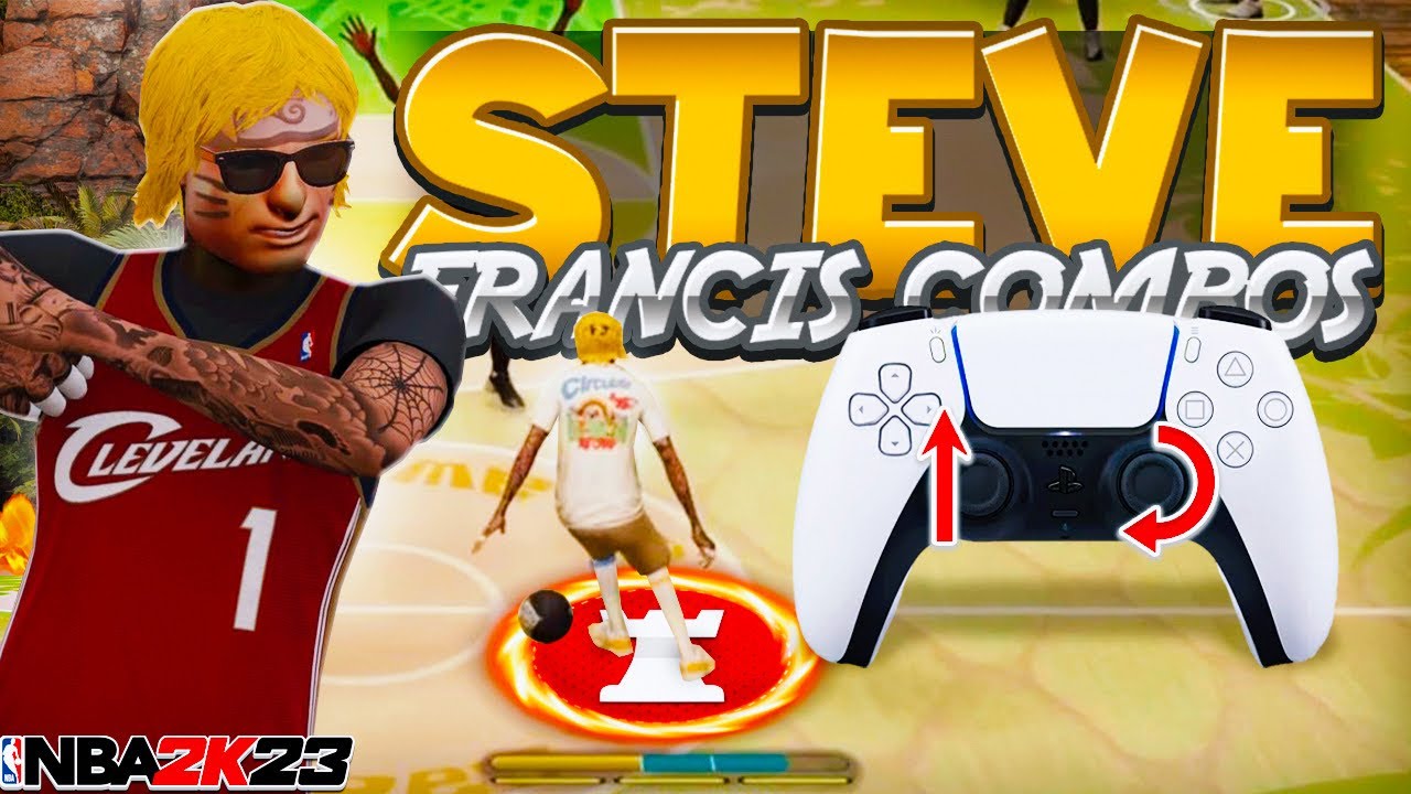 BEST STEVE FRANCIS COMBOS IN NBA 2K23! (HANDCAM) CURRY SLIDE + GLITCHY ...