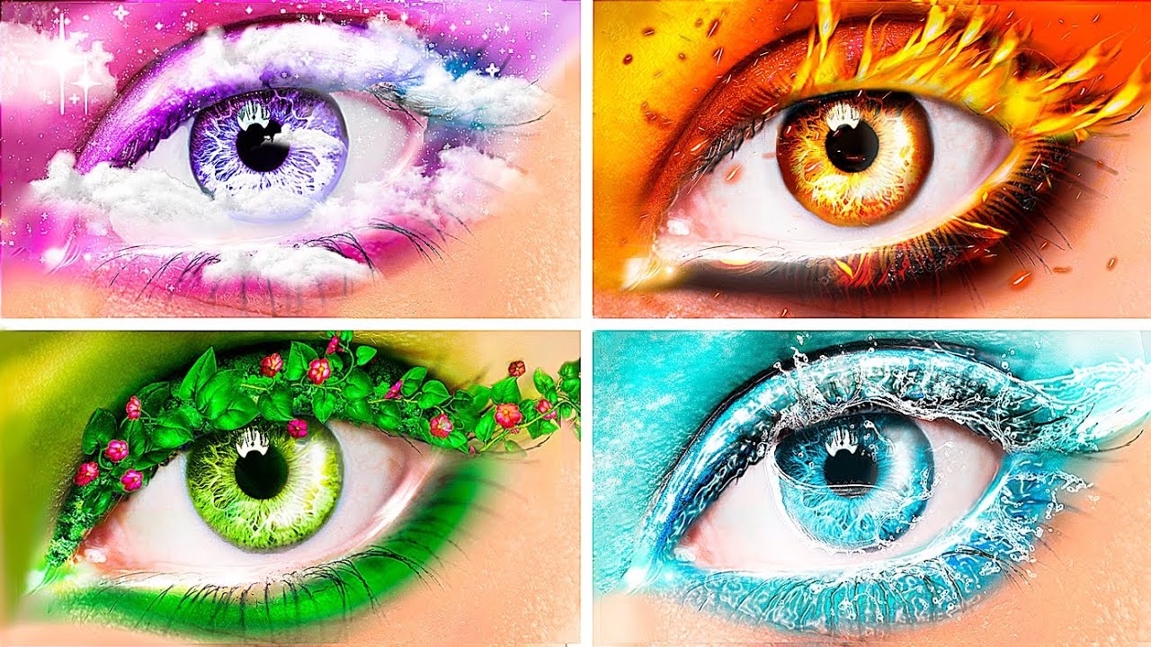 Fire Girl, Water Girl, Air Girl and Earth Girl! Four Elements in ...