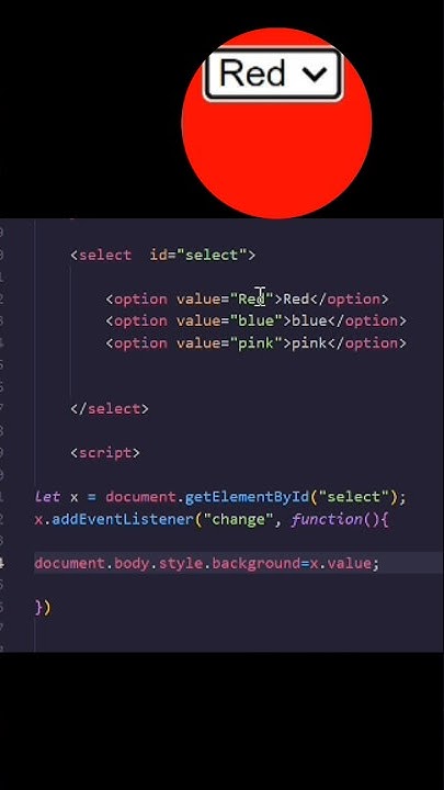 Onchange event in javascript #coding #javascript #shorts #onchange #event - YouTube