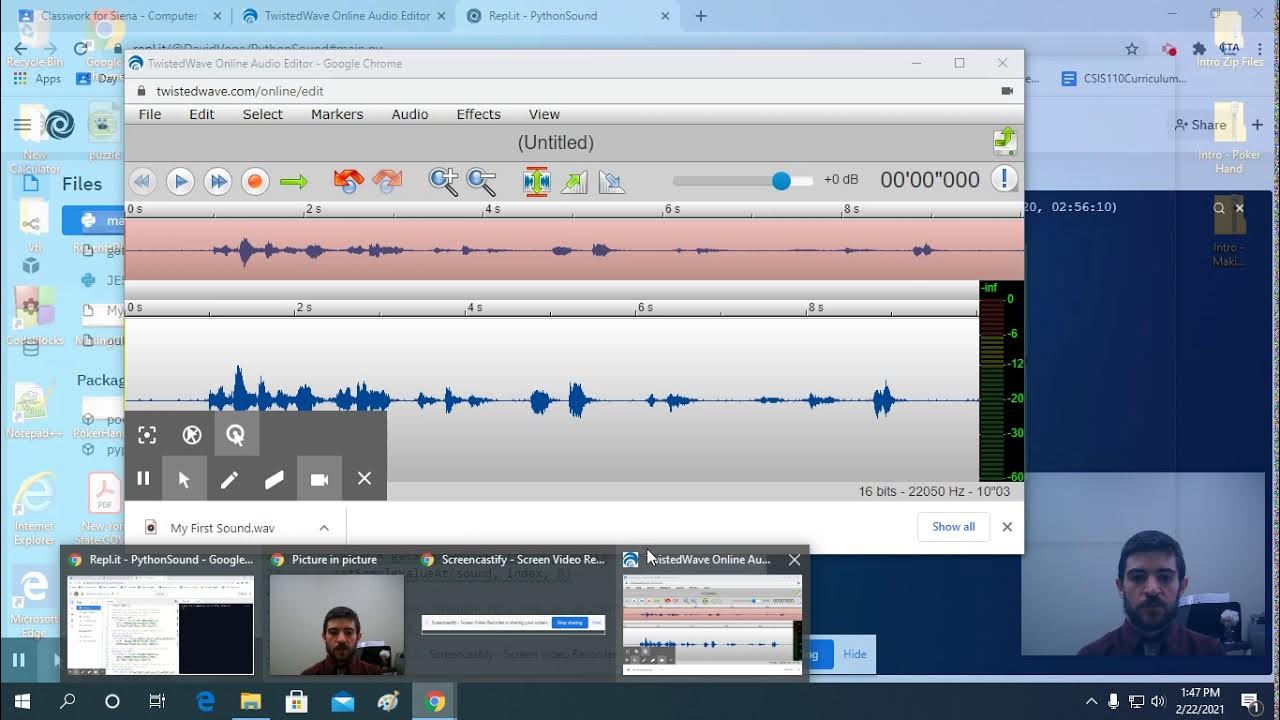 Python Sound - Twisted Wave Editor - YouTube
