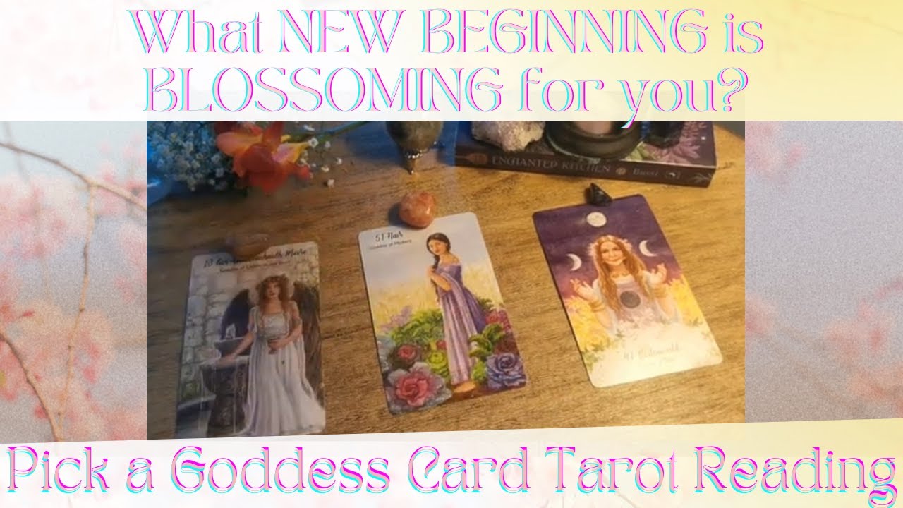 WHAT NEW BEGINNING IS BLOSSOMING FOR YOU?🌸🌱🦋 Pick a Goddess Card Tarot ...