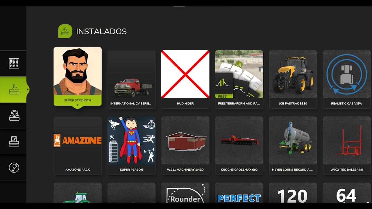 super fuerza , realistic view , super person etc #fs25 mods - YouTube