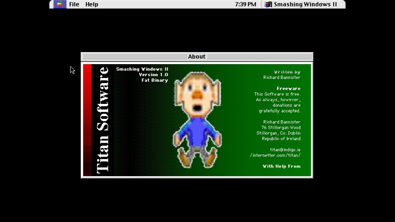 Smashing Windows II - Title Theme (Mac Music) - YouTube