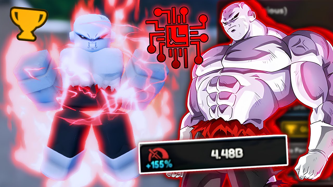Glitched & Glorious Jiren Evo Showcase in Anime Last Stand Roblox Gray ...