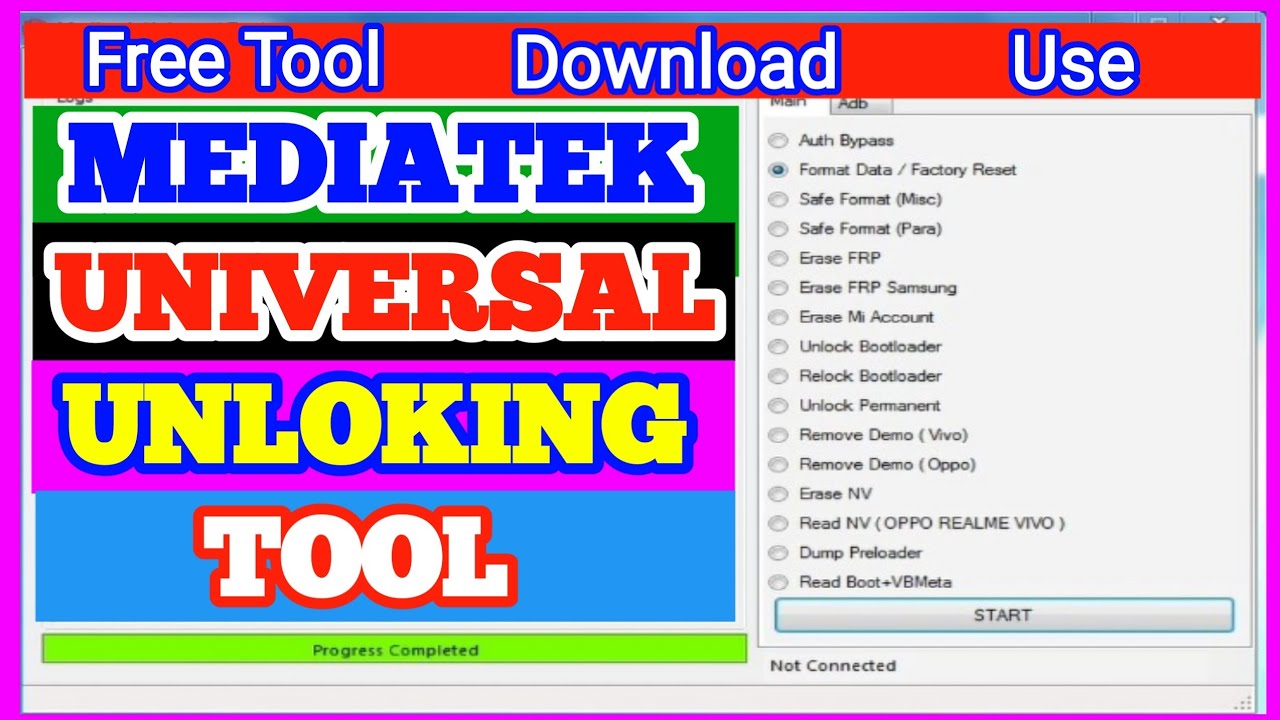 Mediatek Universal Tool ||Mtk Unloking Crack Tool - YouTube