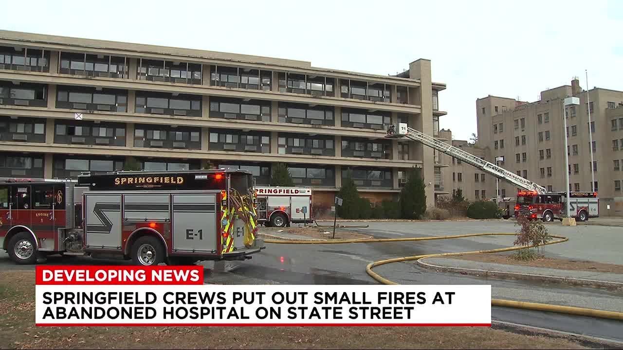 Crews battle several small fires at abandoned Springfield hospital ...