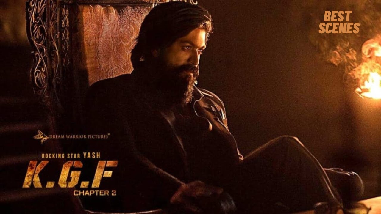 KGF Chapter 2 Best Scene: Yash's Intense Face-Off with Adheera - YouTube