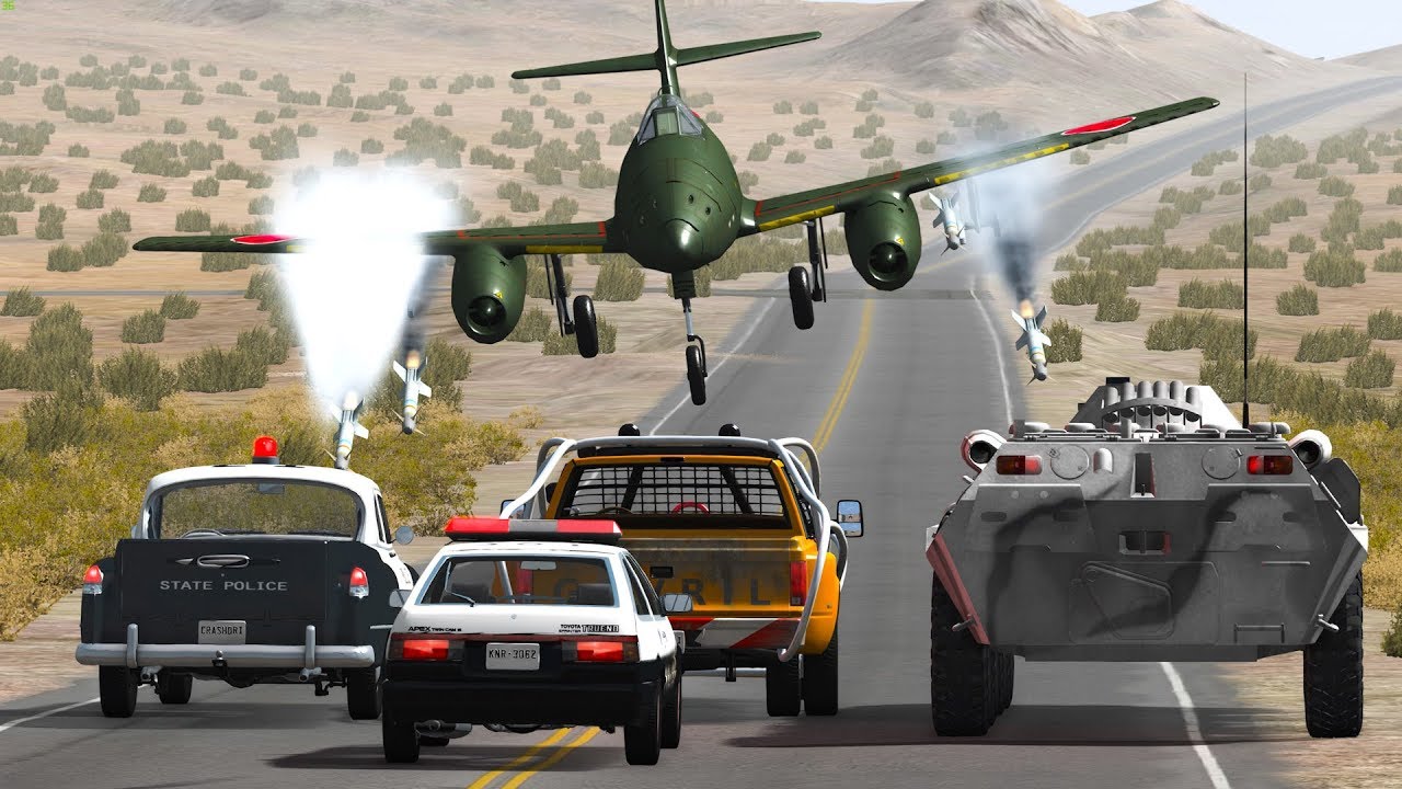 EPIC POLICE CHASES #30 - BeamNG Drive | CRASHdriven - YouTube