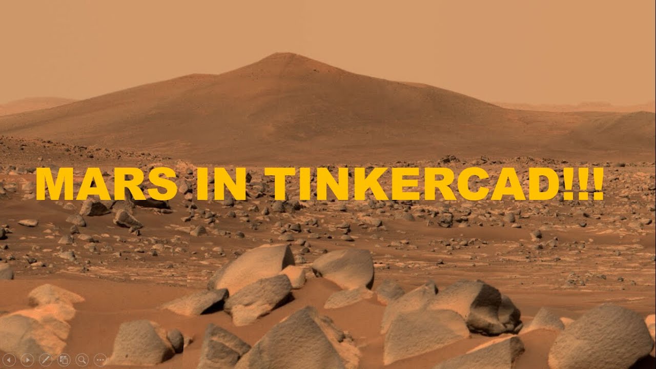 How to design Mars Terrain in TinkerCad - YouTube