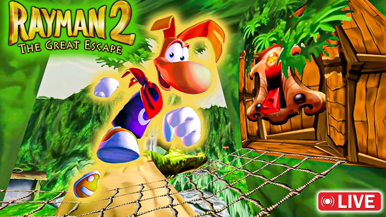 Rayman 2: The Great Escape In 2024 Live Gameplay Part 2 #fypシ゚ ...