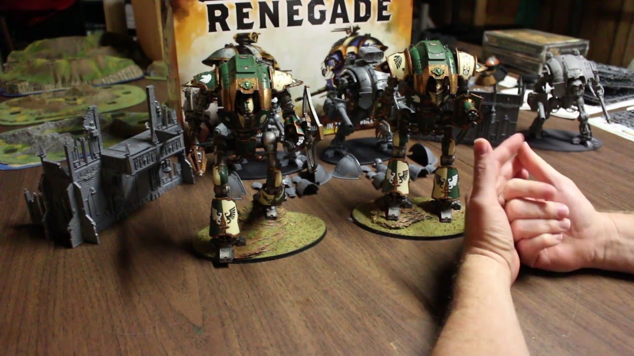 Painted 40k Eldar REVENANT Titan, Cerastus Knight Castigator & Lancer ...