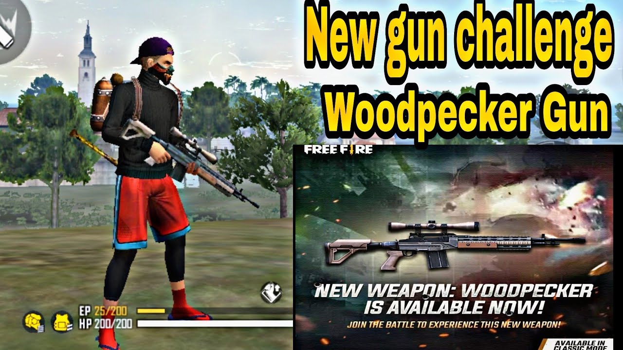 New Gun challenge Woodpecker gun.. - YouTube