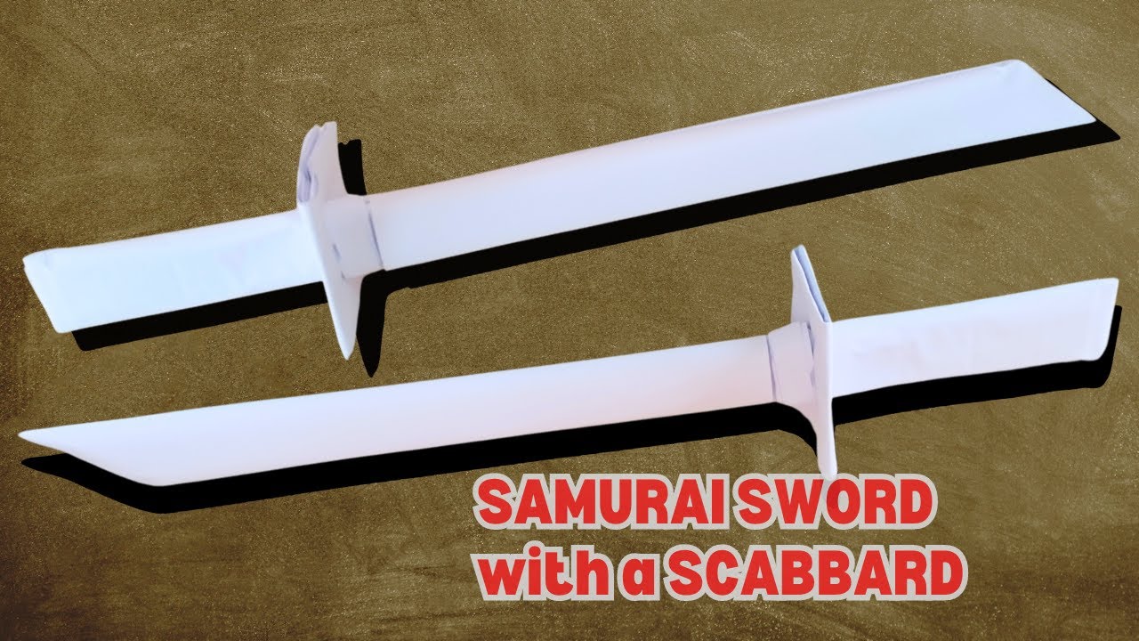 How to make a SAMURAI from used paper - YouTube