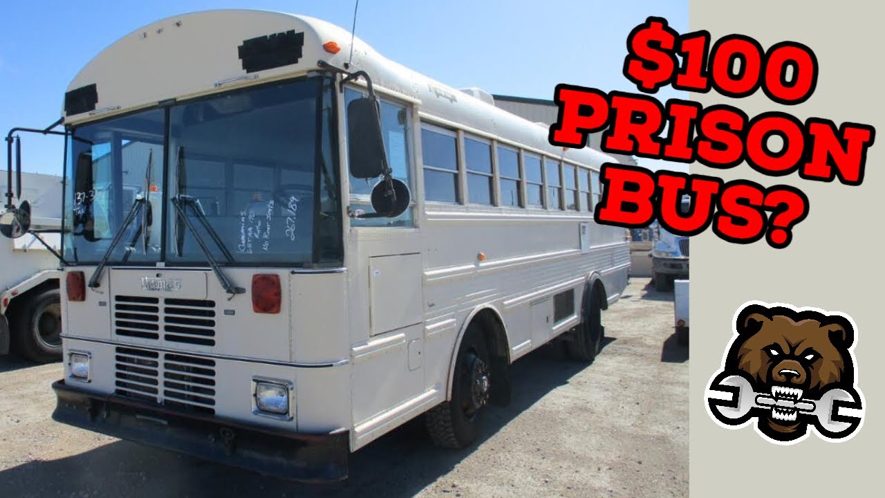 $100 Prison Bus and other Auction Finds! - YouTube