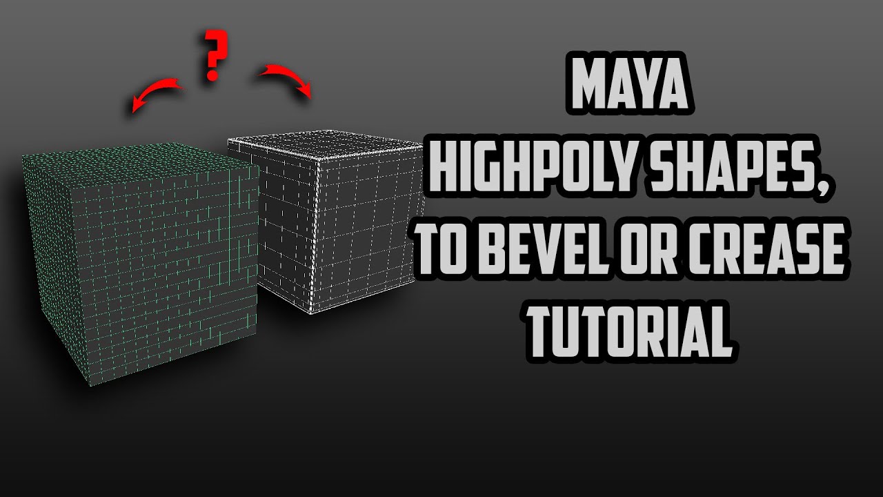 Understanding the difference between crease and bevel for high poly in ...
