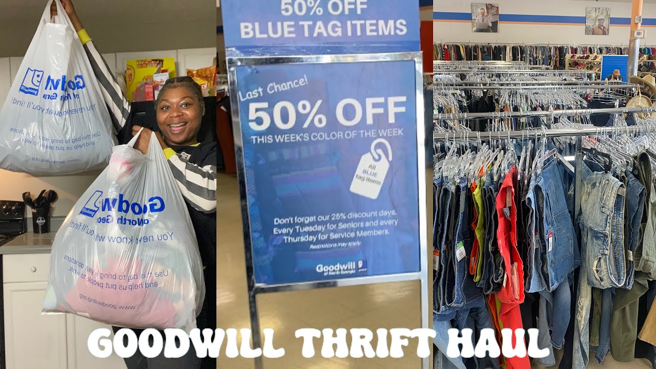 Goodwill Thrift shopping / Haul on a $40 budget 🛍 - YouTube