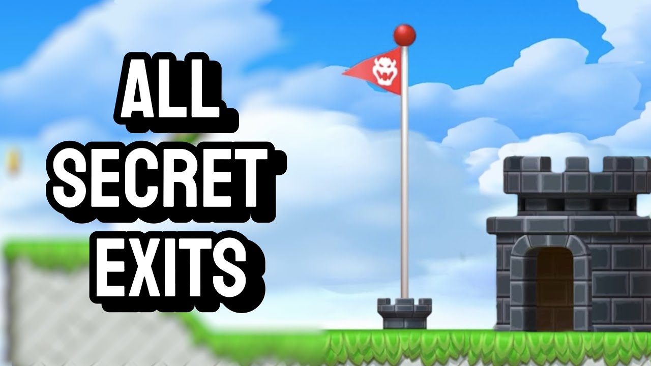 ALL Secret Exits | New Super Mario Bros. U Deluxe - YouTube