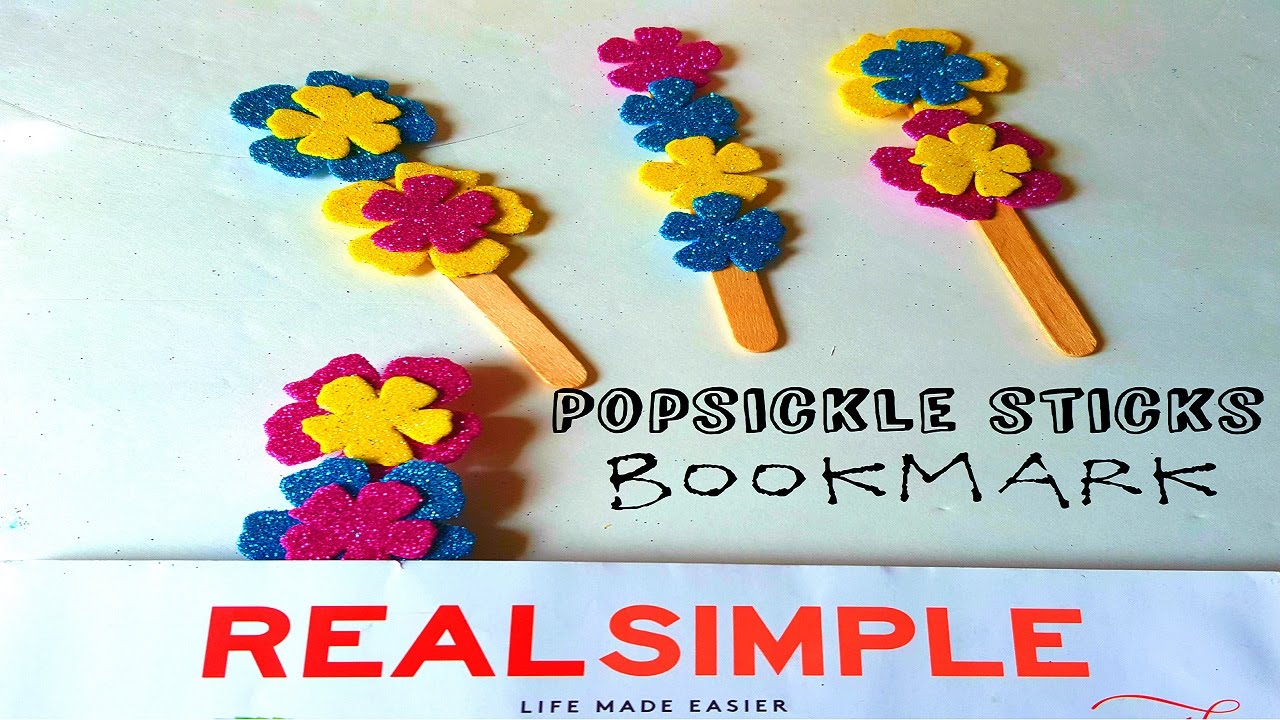 DIY-Bookmark stick |Easy and simple bookmark idea - YouTube