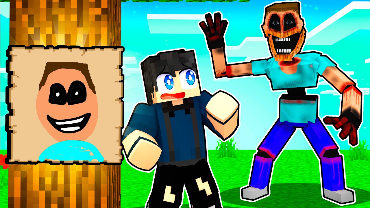 DESENHEI O THE MIMICE e ELE APARECEU no MINECRAFT - YouTube