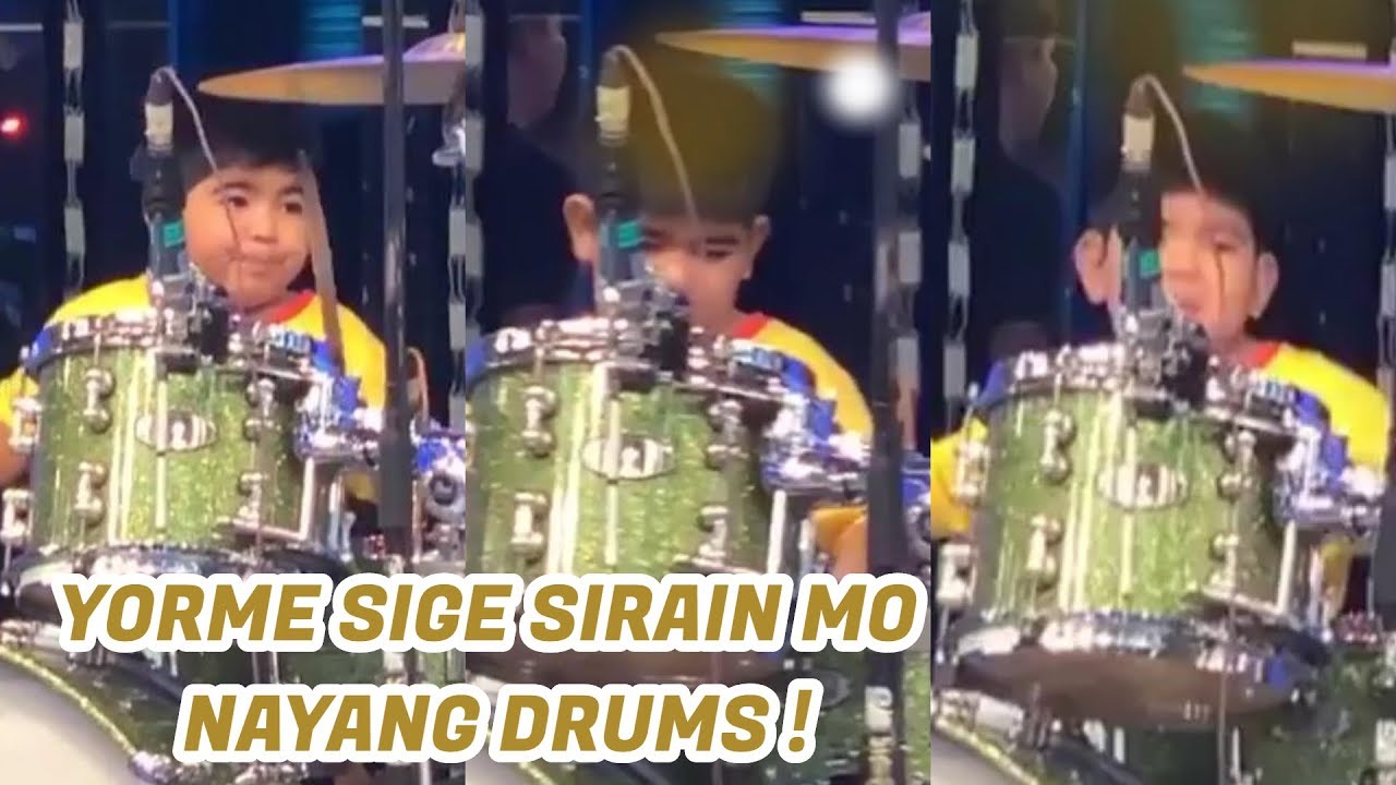 YORME Gustong Maging Drummer!Drums ng Its showtime Pinagpraktisan!!# ...