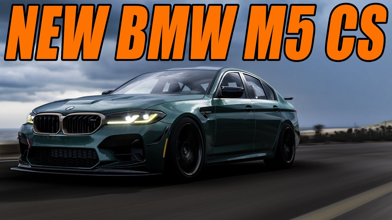 NEW BMW M5 CS IS AN ABSOLUTE BEAST IN FORZA HORIZON 5 - YouTube
